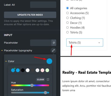 Solved Placeholder Typography Not Work In Filter Select Element