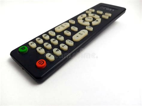 Universal Isolated Remote Control On White Isolated Background Stock Image Image Of Langsing