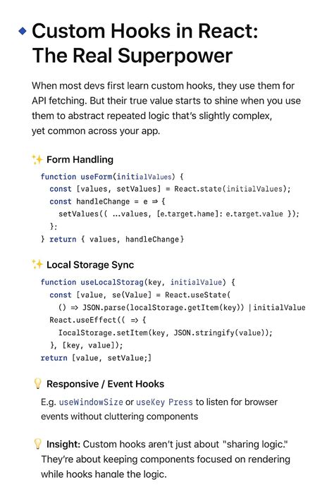 How To Use Custom Hooks In React Ali Raza Posted On The Topic Linkedin