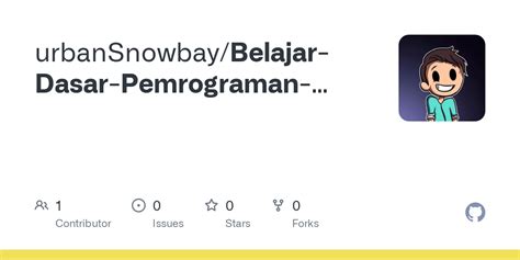 Github Urbansnowbaybelajar Dasar Pemrograman Javascript Dicoding