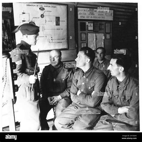 TRAINING THE ARMY S DRIVERS AND MOTOR CYCLISTS Instructing A Class In Road Sense And The