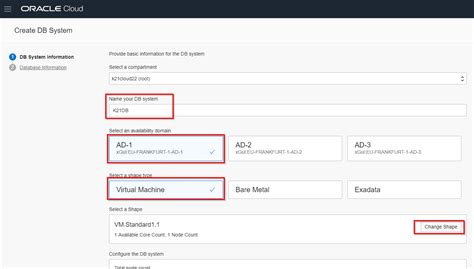 How To Create Database On Oracles Gen Cloud OCI