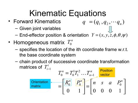 Denavit Hartenberg Convention Ppt