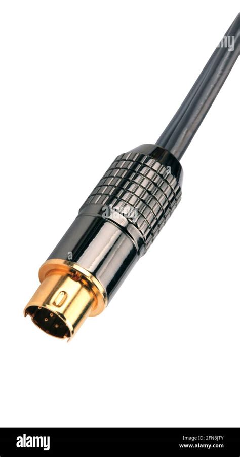 Male Plug Connector Isolated Stock Photo Alamy