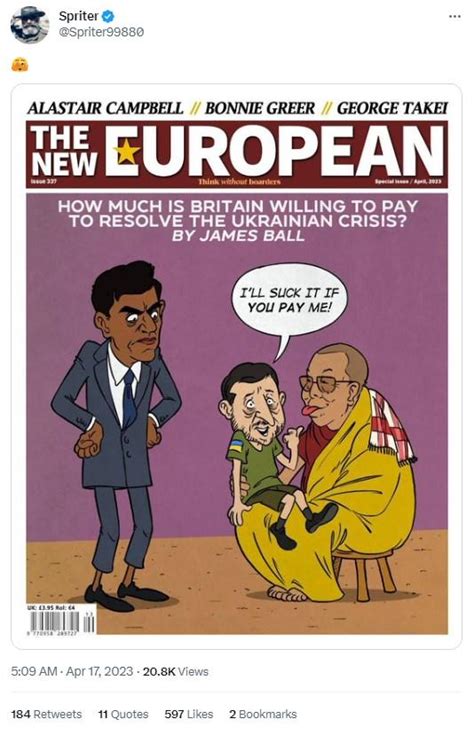 Fact Check Issue 337 Of The New European Does NOT Feature Cartoon Of