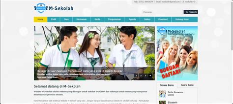 Source Code Website Sekolah Gratis PHP ID Blog
