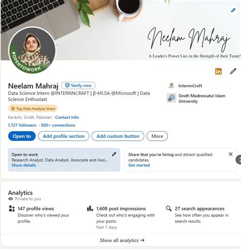 Neelam Mahraj On Linkedin Datarockstar Topdatavoice Linkedinfame