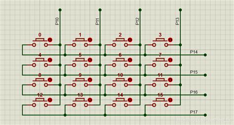 单片机矩阵式键盘扫描程序用c51单片机设计3x3矩阵电路并编写程序完成按下按键显示对应键盘编号的程 Csdn博客