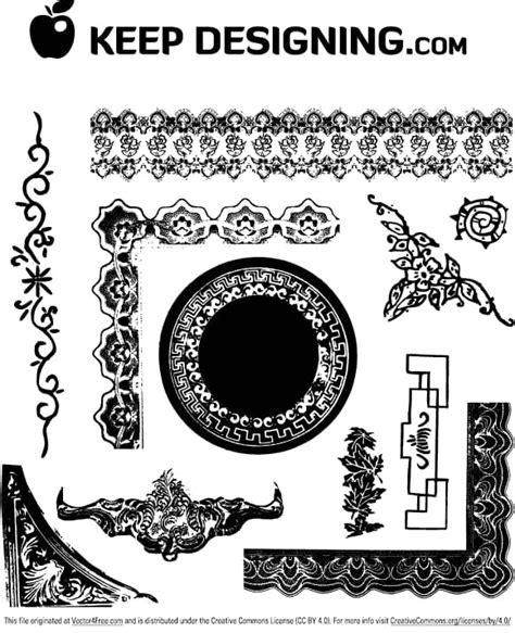 골동품 프레임 및 장식품 Eps Uidownload