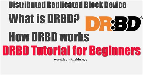 What Is Drbd How Drbd Works Drbd Tutorial For Beginners
