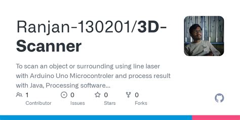 GitHub Ranjan D Scanner To Scan An Object Or Surrounding Using Line Laser With
