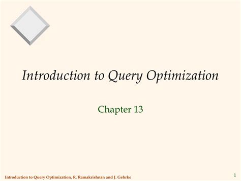 Ppt Query Optimization Overview In System Rs Approach Powerpoint