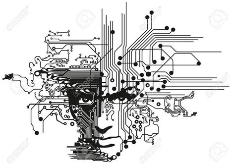 Circuit Board Abstract Background With Chip Vector Image On Vectorstock Artofit