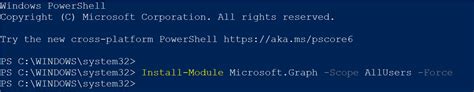 install ms graph module usman ghani it professional