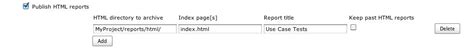 Jenkins Html Publisher Plugin