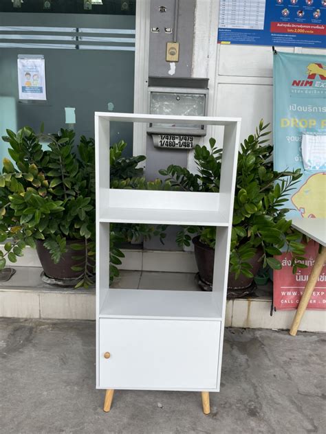 ชั้นวางของพร้อมตู้ ชั้นและตู้วางของอเนกประสงค์ เฟอร์นิเจอร์จัดแต่งบ้าน สไตล์มินิมอล Ysb Center