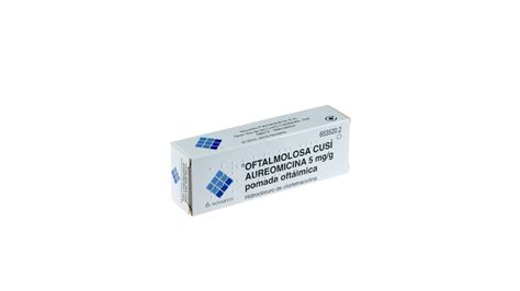 Oftalmolosa Cusi Aureomicina 5 Mgg Pomada Oftalmica 1 Tubo 3 G