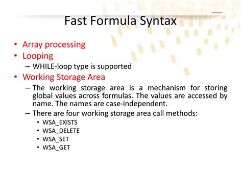 Fast Formula In Oracle Cloud Hcm Pptx