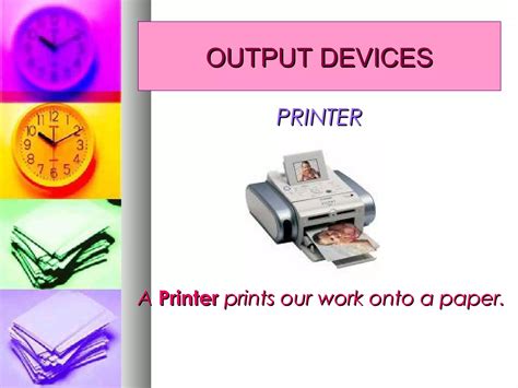 Output Devices Ppt