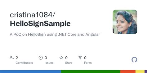Github Cristina Hellosignsample A Poc On Hellosign Using Net Core And Angular