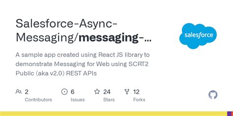 Github Salesforce Async Messagingmessaging Web Api Sample App A Sample App Created Using