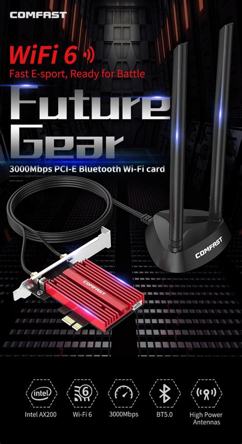 Stock Desktop Wi Fi 6 Pci E Wireless Adapter 2 4 Grandado