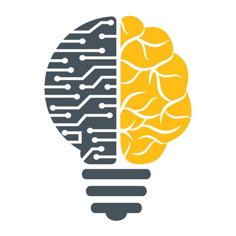 Bulb And Brain Logo Design Creative Light Bulb Idea Brain Vector Icon 11863852 Vector Art At