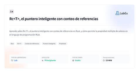 Rc Puntero Inteligente Con Conteo De Referencias Programación Rust Labex
