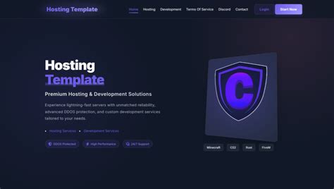 Hosting Template Builtbybit