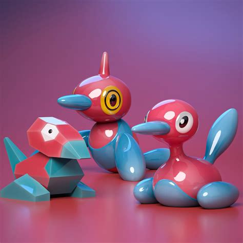 Porygon Line Etsy