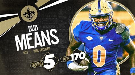 2024 Nfl Draft Wr Bub Means Pittsburgh Round 5 Pick 170 To New