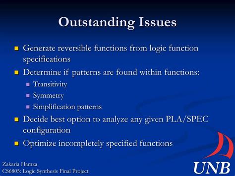 Ppt Determination Of Logic Reversibility In Reduced Ordered Binary