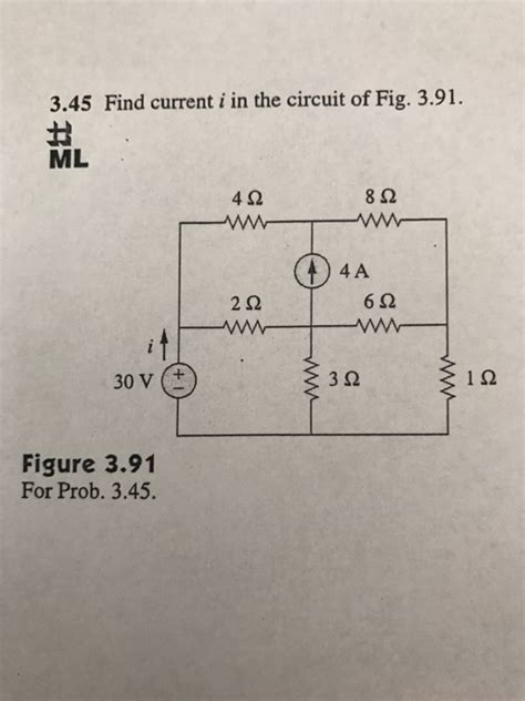Solved Find Current I In The Circuit Of Fig 391