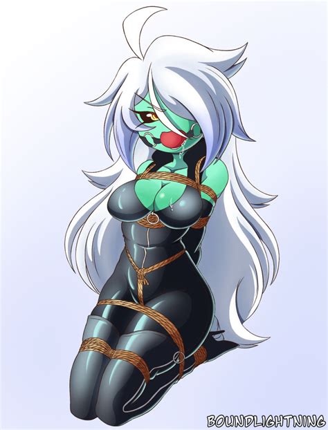 Rule 34 Ball Gag Bdsm Bondage Boundlightning Catsuit Gag Green Skin Rope Bondage 7708108