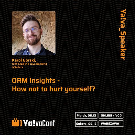 Jacek Dubikowski On Linkedin Im Thrilled To Be In Warszawa For The Yavaconf Conference 🇵🇱