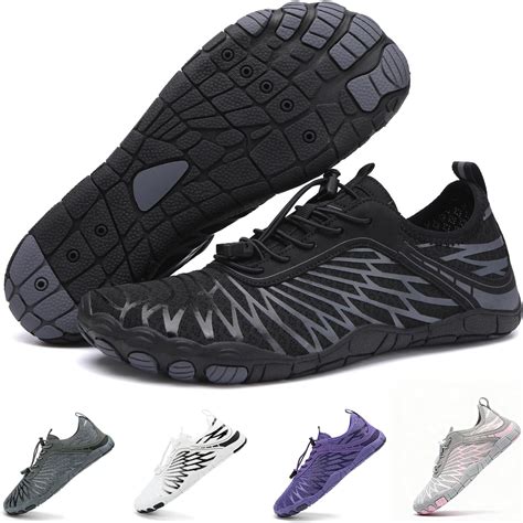 Funwink Hike Barefoot Shoes For Womens Men Wide Toe Water