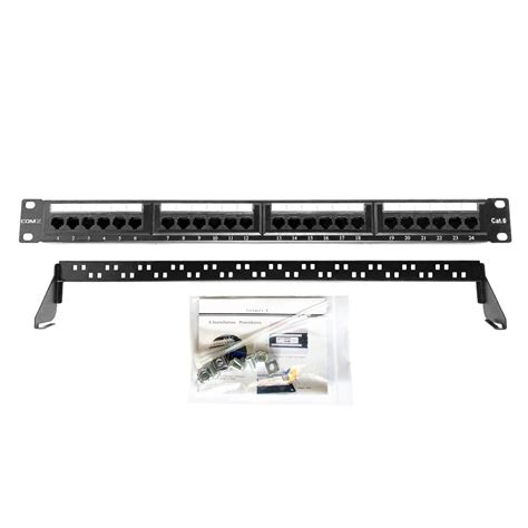 Cat6 Utp Patch Panels Rack Mounted Comx