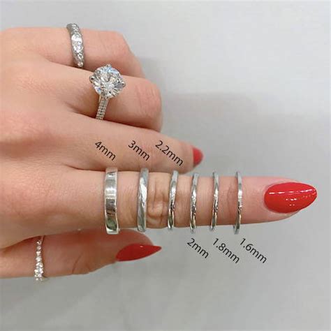 How To Choose Your Ring Band Width Ken And Dana Design