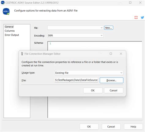 Asn1 Source Ssis Component Cozyroc Ssis Components Suite Visual