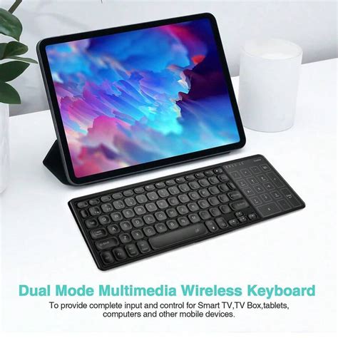7 Colors Backlit Wireless Keyboard With Touchpad Numberic Keypad Rechargeable Wireless Keyboard