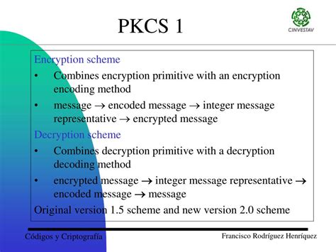 PPT PKCS Public Key Cryptography Standards PowerPoint