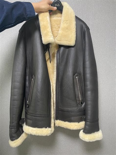 양모 무스탕 남자무스탕 아우터 남성패션 잡화 당근 중고거래