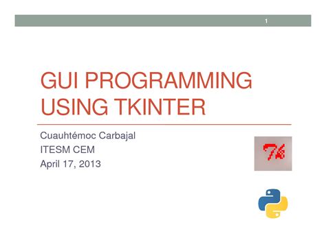 Solution Itesm Gui Programming Using Tkinter Notes Studypool