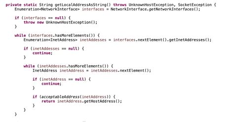 Programming For Beginners Java Get System Ip Address As String