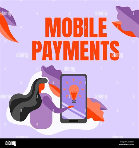Hand Writing Sign Mobile Payments Word For Money Paid For A Product
