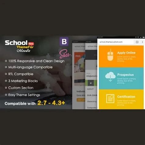 School Exclusive Moodle Theme Plugins Gt