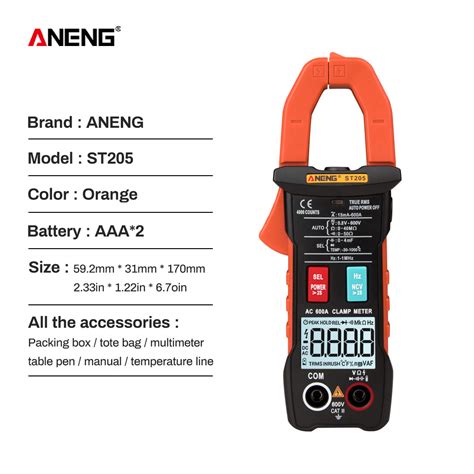 LCD Digital Display Portable 4000 Counts Multimete Vicedeal