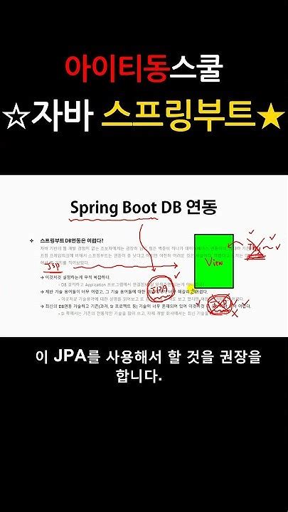 Java 스프링부트로 Db 연동하기 ノ ∇ Youtube
