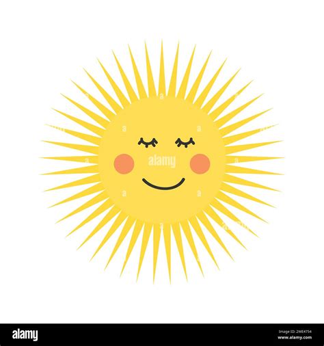 Smiling Sun Sunglasses Icon Illustration Cut Out Stock Images
