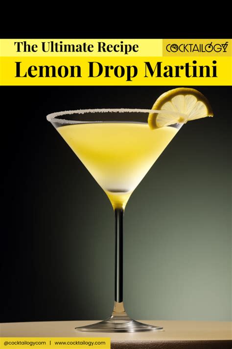Lemon Drop Martini Easy 3 Ingredient Classic Cocktail [the Ultimate Recipe]